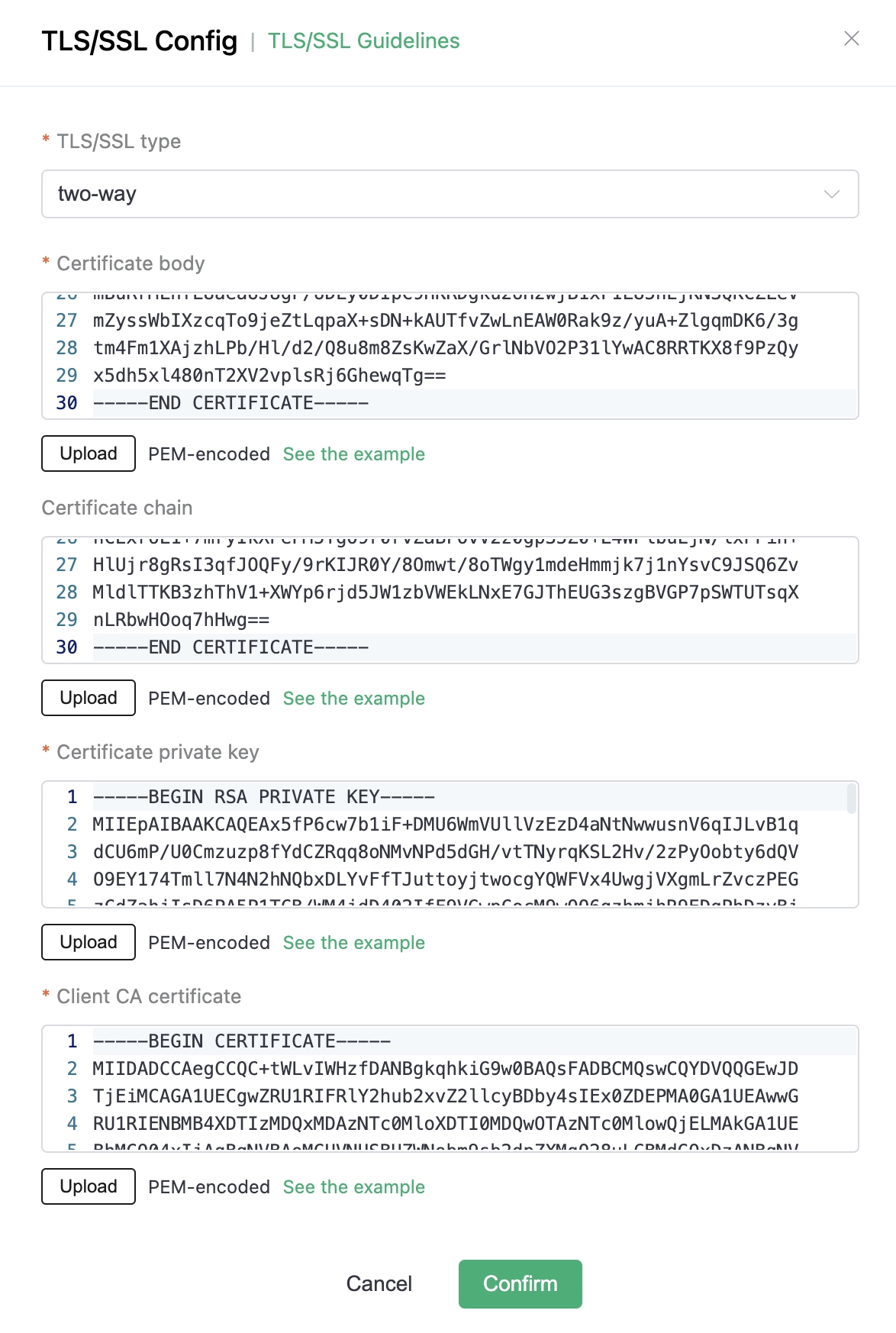 Configure TLS/SSL | EMQX Cloud Documentation